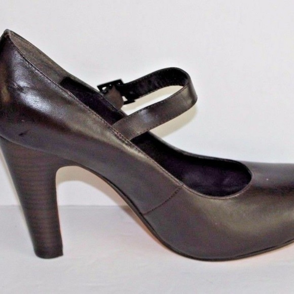 Martin + Osa | Shoes | Martin Osa Brown Leather Mary Jane Pumps | Poshmark